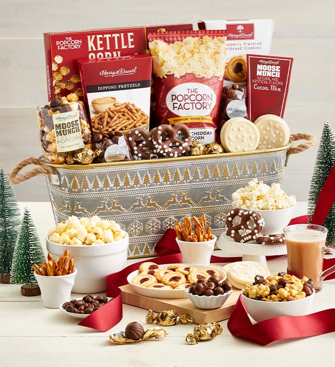 Sparkling Snow Sweets & Treats Basket