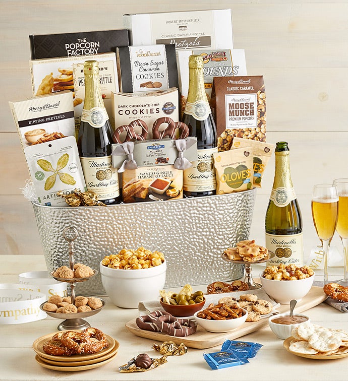 With Love & Remembrance Sympathy Basket | 1800Baskets.com